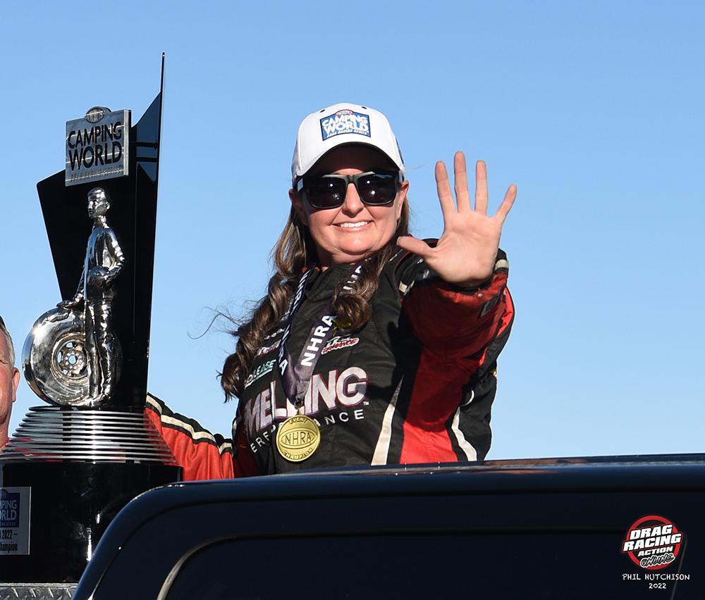 PRO STOCK STAR ERICA ENDERS CLINCHES FIFTH WORLD CHAMPIONSHIP AND WINS ...