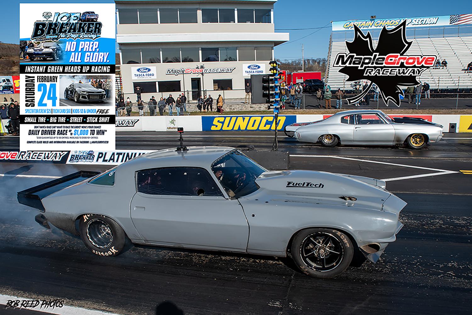 Maple Grove Uncorks Ice Breaker for 2024 - Drag Racing Action Online