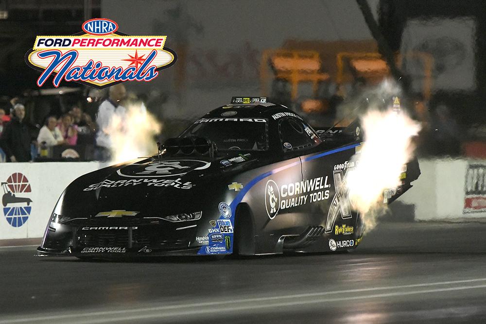 Prock sets single-season Funny Car record for No. 1s on fast day in Las ...