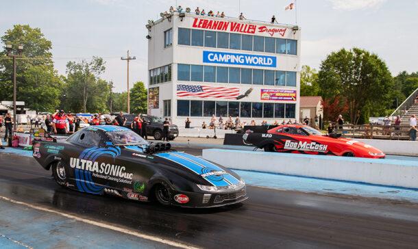 ESZ WINZ FUNNY CAR FRICKE AND NOBILE MAKE IT A FAMILY AFFAIR AT LEBANON ...